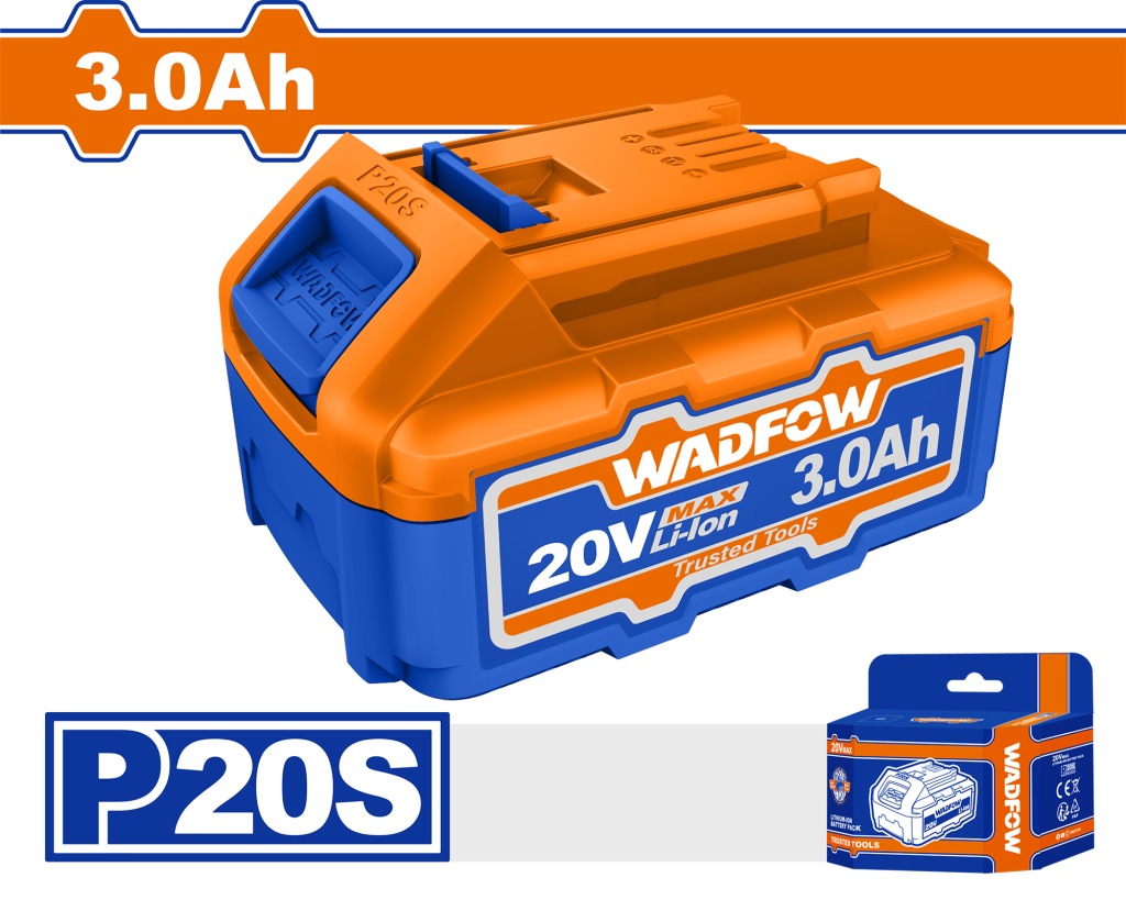 Pin Lithium-ion 20V/3.0Ah - The Tool Center